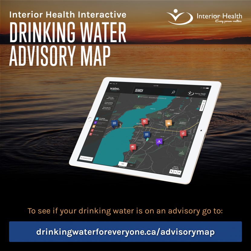 Interior Health's Water Advisory Map - The Village of Midway